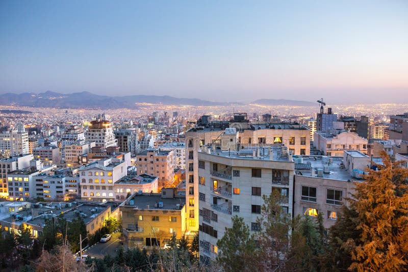 Tehran at night, Tehran stock photo. Image of road, fancy - 66961432