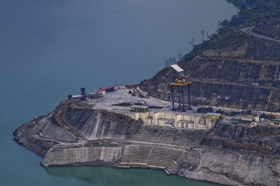 Tehri Dam stock image. Image of ganges, tehri, river - 29157761