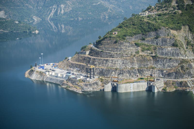 Tehri Hydropower Dam, Uttarakhand India Stock Photo - Image of asia ...