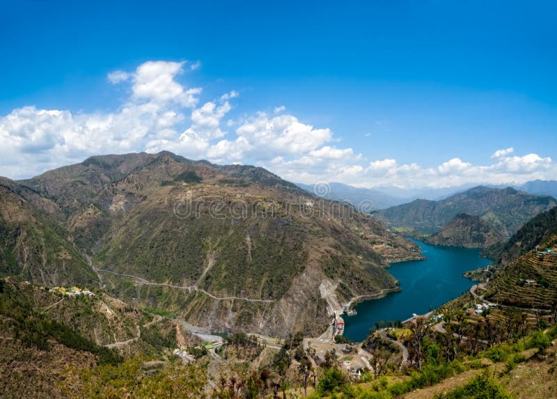 Tehri lake stock image. Image of hill, lake, himalayas - 25290747