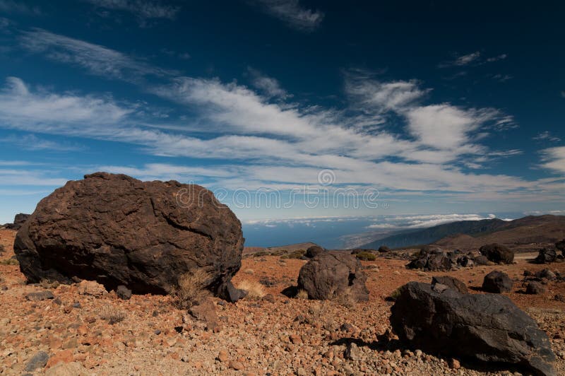 Teide, Tenerife at sunset stock image. Image of nature - 16842705
