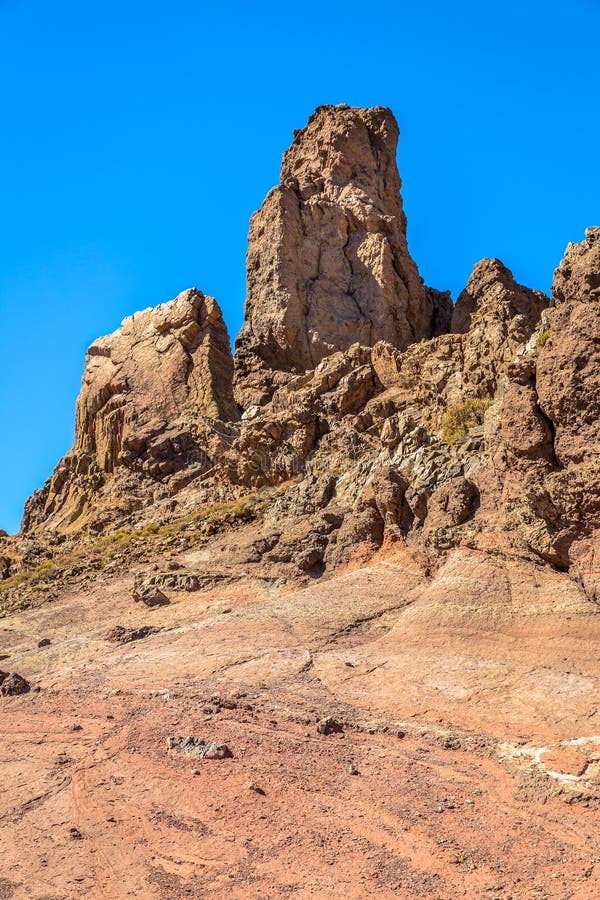 Teide Rock Formation stock photo. Image of hill, stone - 43533622