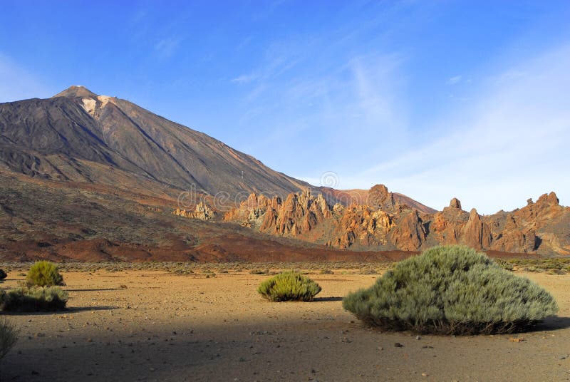 Teide Vulkan, Tenerife, Kanarische Inseln, in Spanien Stockbild - Bild ...