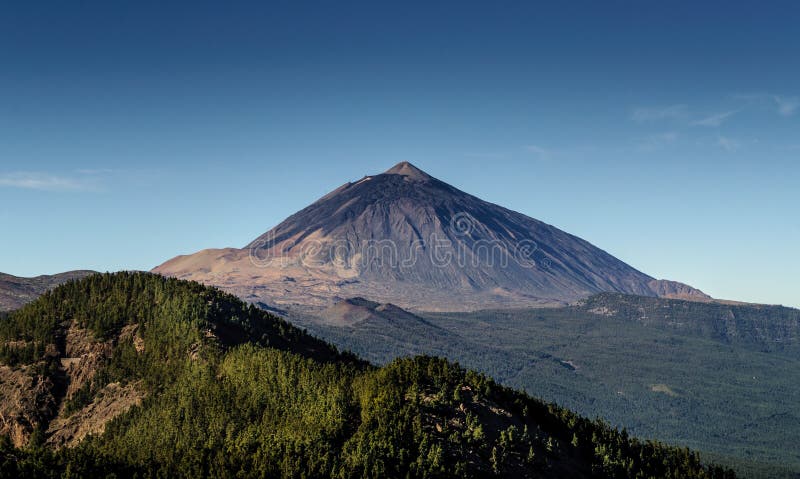 Teide Vulkan, Tenerife, Kanarische Inseln, In Spanien Stockbild - Bild ...