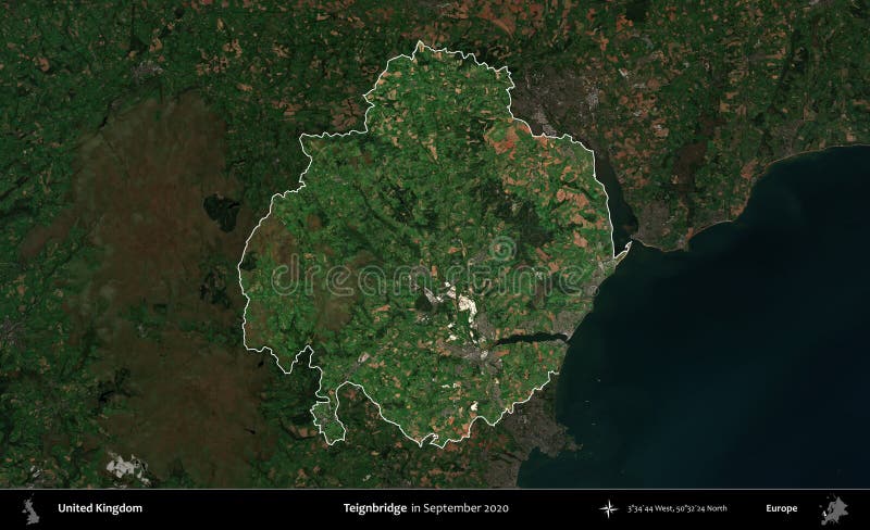 Teignbridge Highlighted, United Kingdom. Sentinel. September 2020 Stock ...