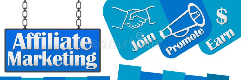 Teilnehmer-Marketing-Schild Horizontal Stock Abbildung - Illustration ...