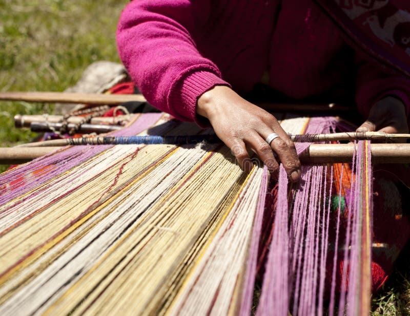 Tejedor foto de archivo. Imagen de valle, cubo, textiles - 17813904