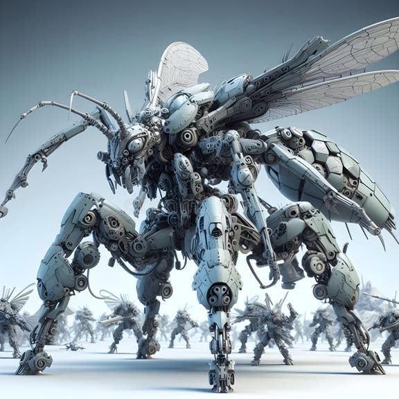 Tek insect warmachine. stock illustration. Illustration of vintage - 305584440