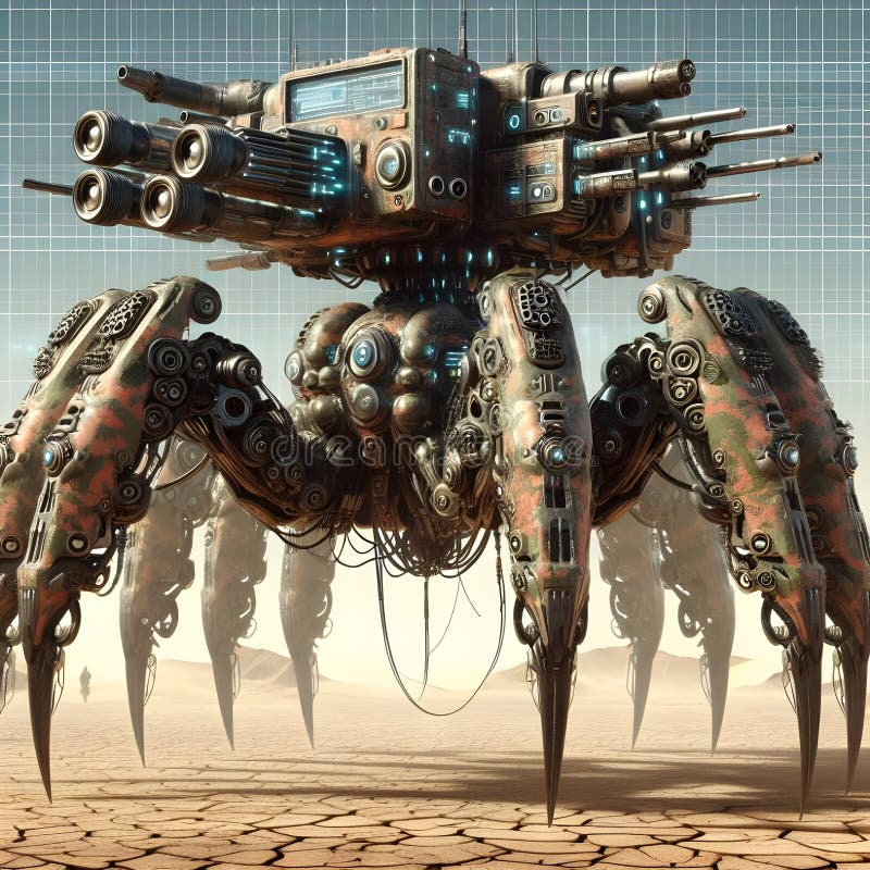 Tek insect warmachine. stock illustration. Illustration of power ...