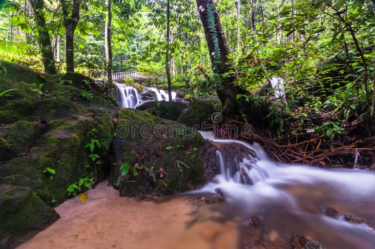 Tekala Waterfall stock image. Image of water, plant, tekala - 49618427