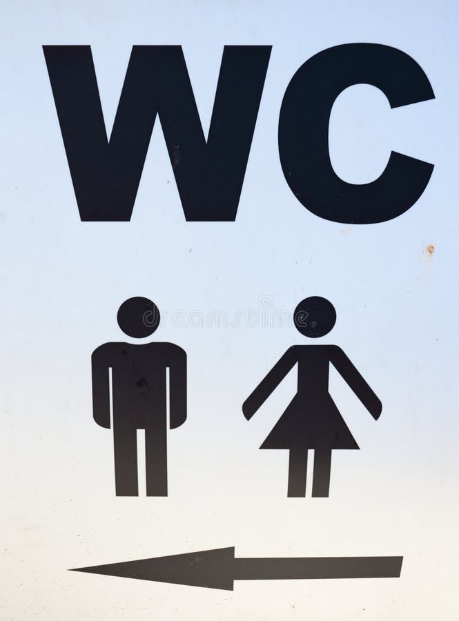 Toiletbord Voor Openbare Toiletten WC Wasruimte Stock Foto - Image of ...