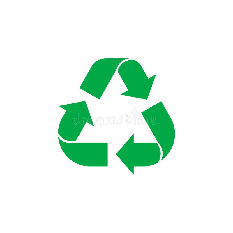Teken Die Plastic Flessen Recycleren Vlak Stijlpictogram Vector ...
