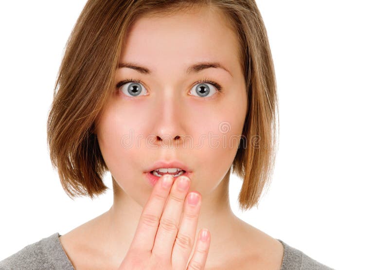 Teken van stilte stock afbeelding. Image of vinger, stilte - 50360935