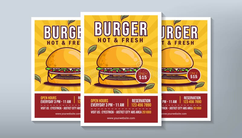 Vectorsjabloon Voor Het Ontwerp Van De Brander in A4-formaat Ontwerp ...