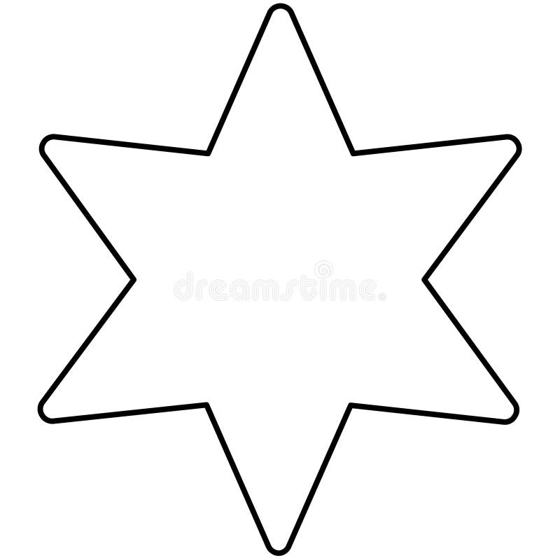 Tekening van een ster stock illustratie. Illustration of ster - 227086640