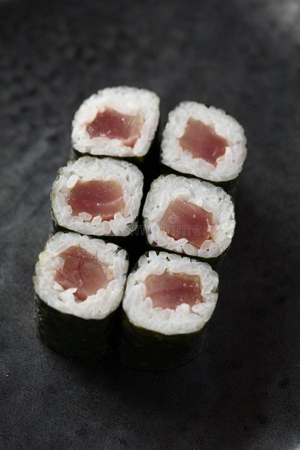 Tekka maki Roll stock photo. Image of food, small, sushi - 20804206
