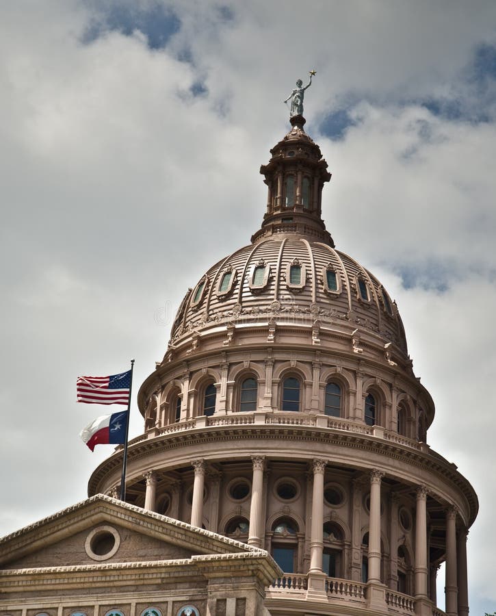 Capitol Budynek W Austin Teksas Zdjęcie Stock - Obraz złożonej z ...