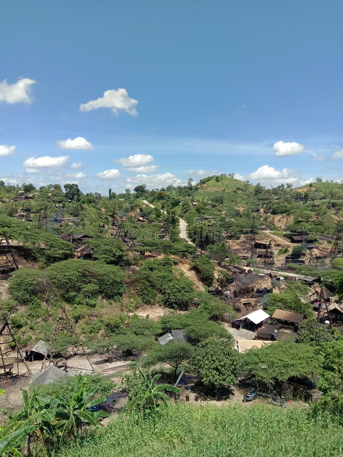 Teksas Wonocolo stock image. Image of geopark, teksas - 370683725