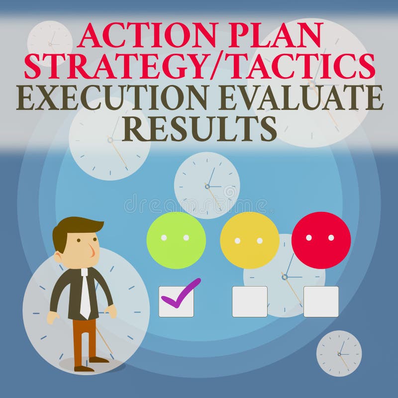 Tekstbord Met De Strategie Van Het Actieplan De Conceptuele Strategie ... Tekstbord Met De Strategie Van Het Actieplan De Conceptuele Strategie ...