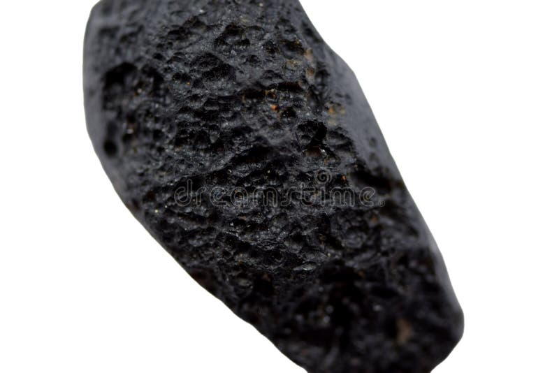 Tektite Closeup stock image. Image of macro, glass, specimen - 174813303