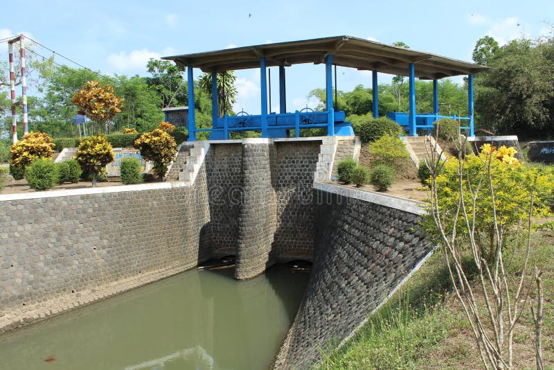 Tekung dam stock photo. Image of water, irigation, building - 164984170