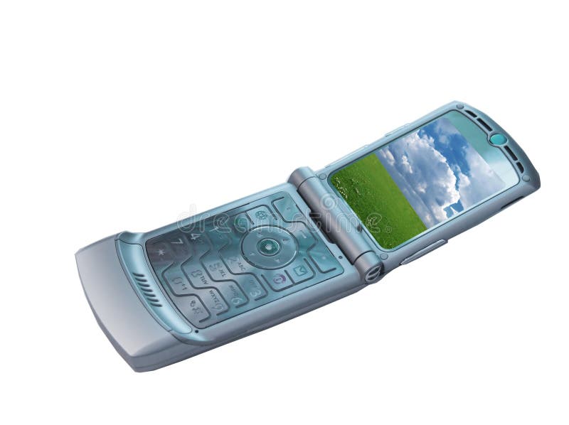 Teléfono celular moderno foto de archivo. Imagen de paisaje - 1238076