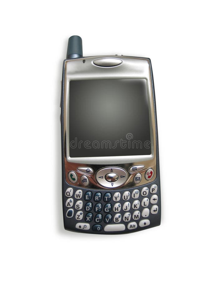 Teléfono Celular/PDA Con Los Caminos De Recortes Foto de archivo ...