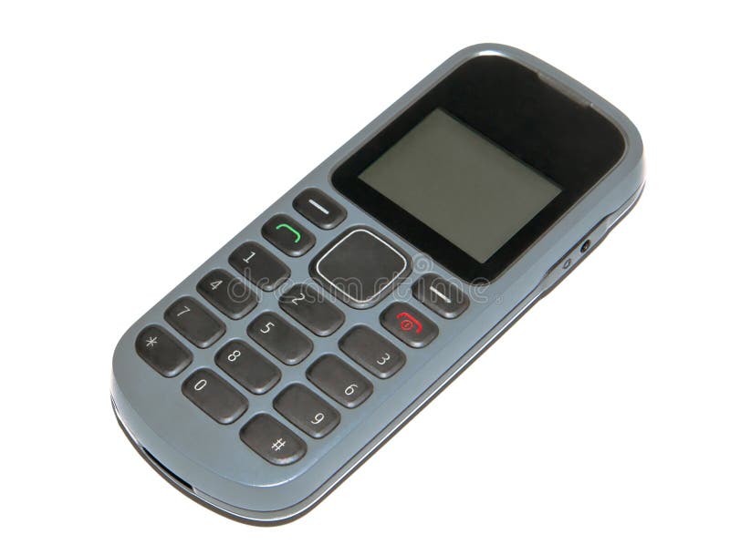 Teléfono celular simple imagen de archivo. Imagen de botones - 20472505