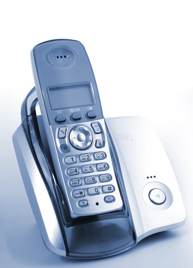 Teléfono en horquilla foto de archivo. Imagen de receptor - 1945872