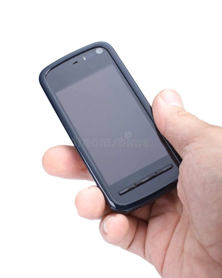 Teléfono móvil moderno foto de archivo. Imagen de dispositivo - 12257008