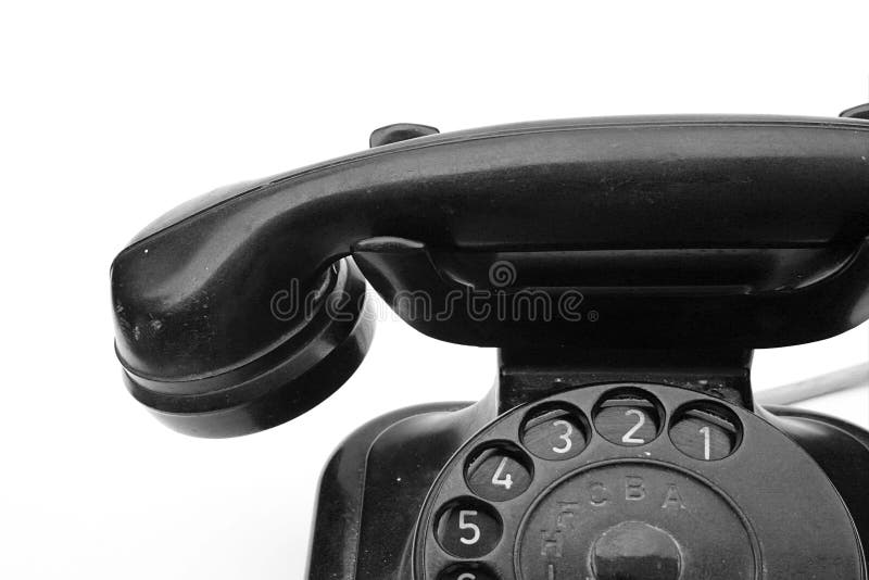 Teléfono viejo foto de archivo. Imagen de llamada, negocios - 14247588