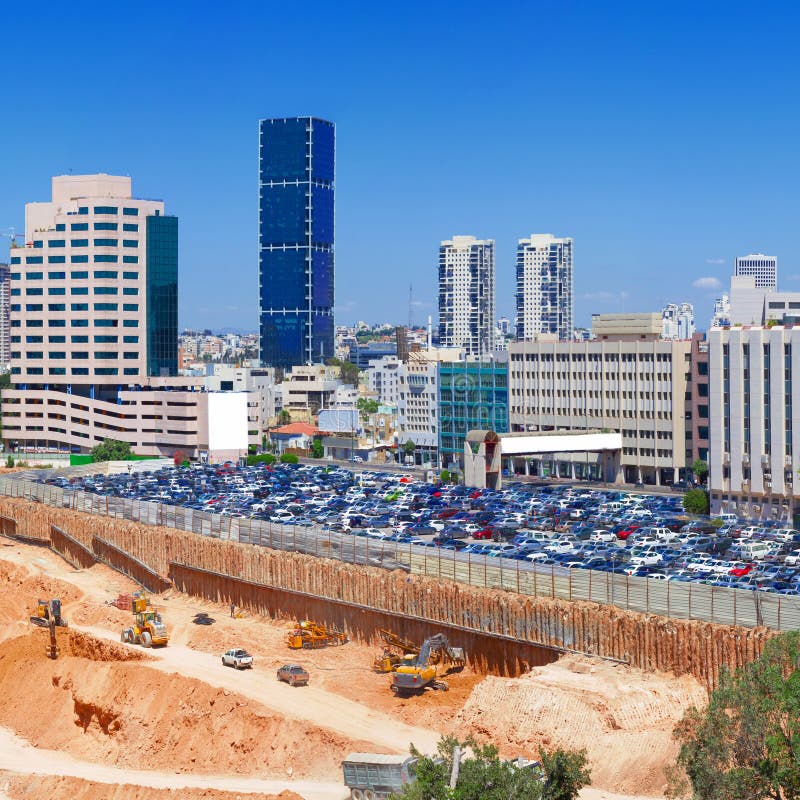 Tel-Aviv city stock photo. Image of landscape, contemporary - 27214654