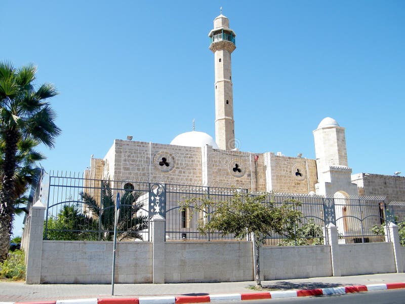Mosque in Tel-Aviv. stock image. Image of jaffa, jewish - 1813225