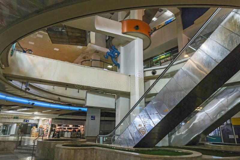 Tel Aviv, Israel - April 28, 2022: Tel Aviv Central Bus Station ...