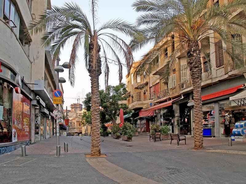TEL AVIV, ISRAEL. Early Morning in the Old District Editorial Stock ...