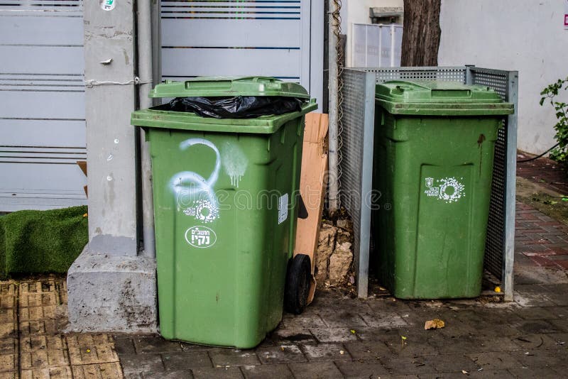 Garbage container editorial stock image. Image of culture - 241166479