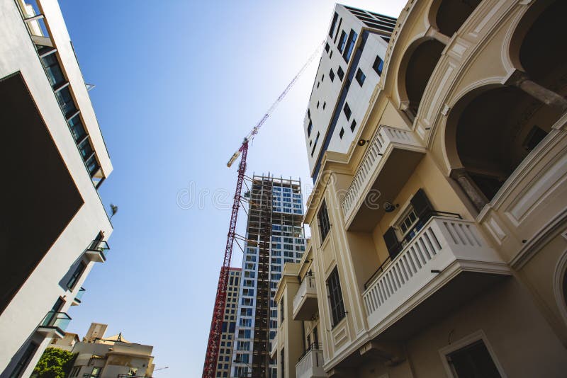 TEL AVIV, ISRAEL- JUNE 8, 2018: High Building in Tel Aviv, Israel ...