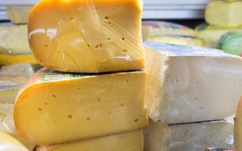 Lot of Cheese at Cheese Store. Israel Editorial Photo - Image of cows ...