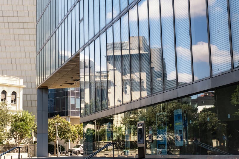 Tel-Aviv, Israel. October 23, 2021: Modern Office Building with ...