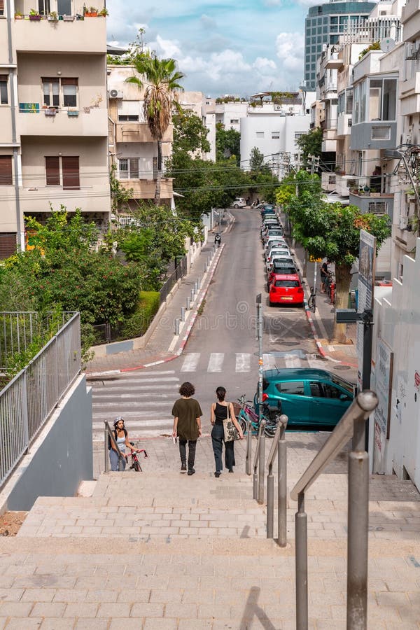 Street View from Tel Aviv, Israel Editorial Photography - Image of ...