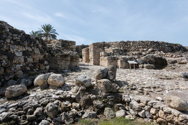 Tel Megiddo gate stock image. Image of megiddo, archeology - 69660377