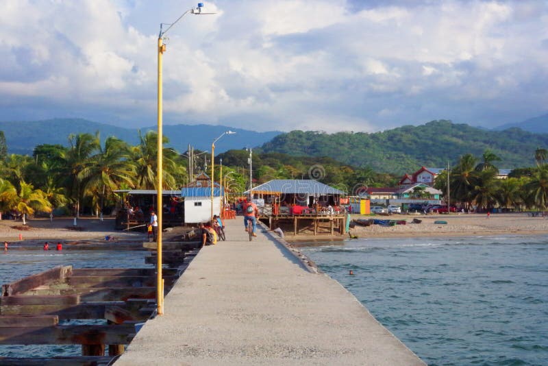 Tela editorial photo. Image of beach, colors, tela, dock - 156935071
