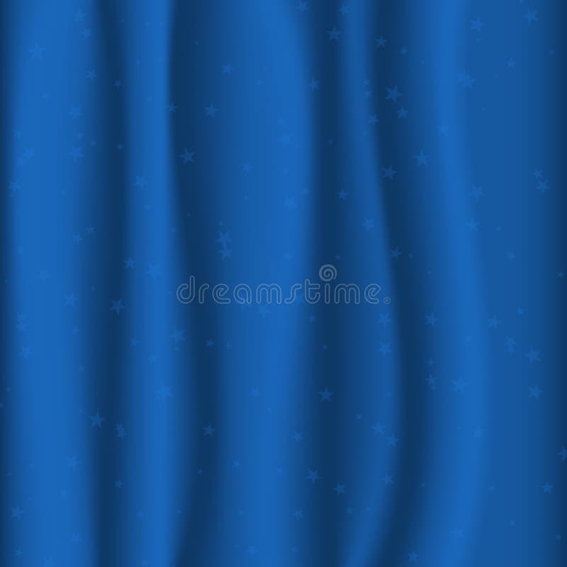 Tela azul con estrellas stock de ilustración. Ilustración de extracto ...
