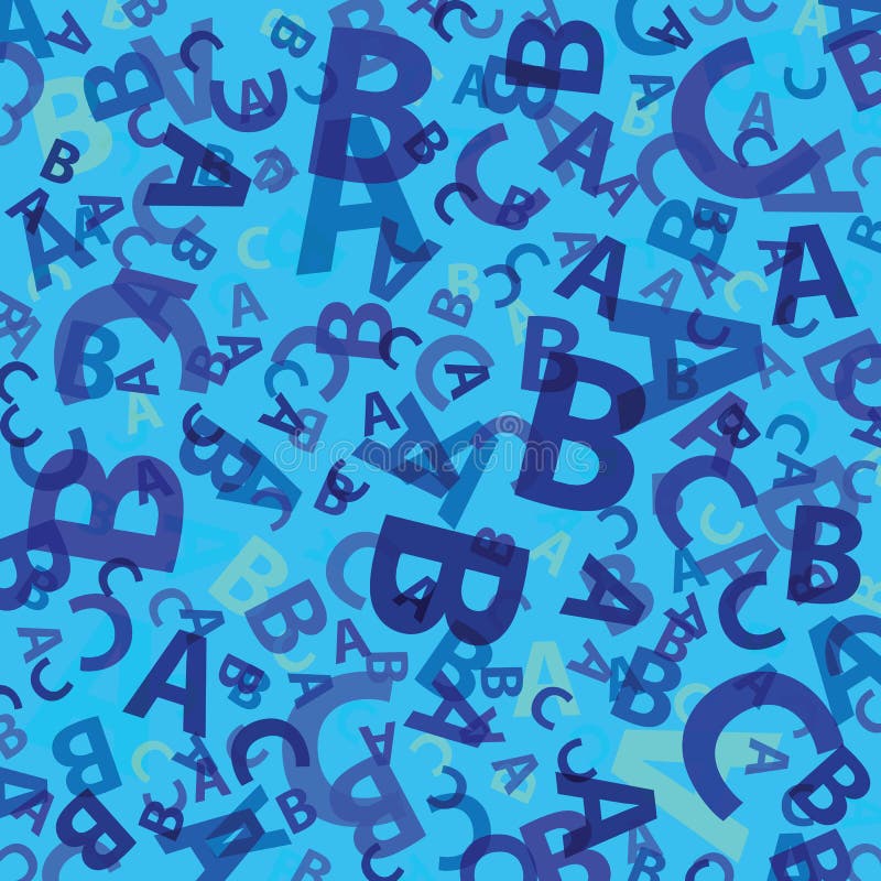 Tela de fundo azul abc ilustração stock. Ilustração de wallpaper ...