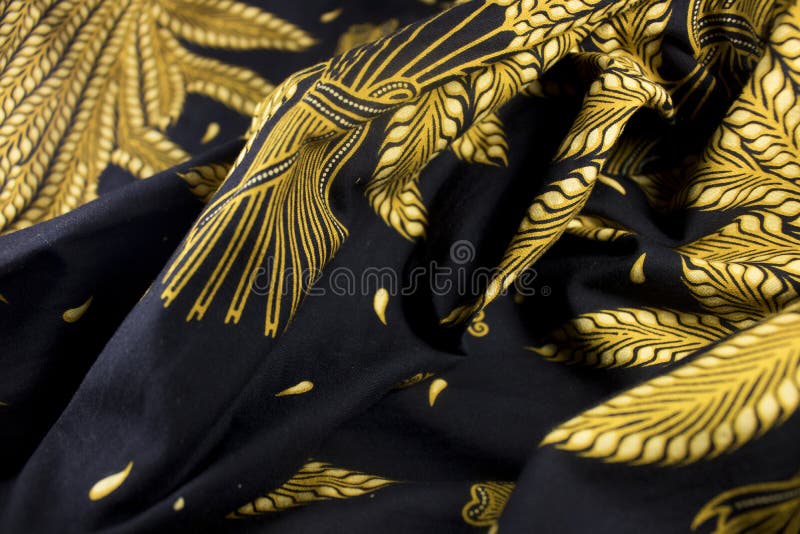 Tela De La Cultura De Java Indonesia Del Javanese Del Batik Foto de ...