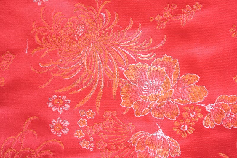 Tela de seda china foto de archivo. Imagen de nudo, manera - 29634004