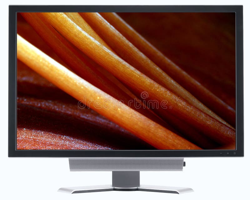 Tela do LCD imagem de stock. Imagem de monitor, desktop - 660279