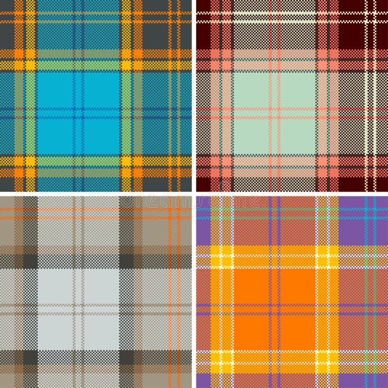 Tela escocesa ilustración del vector. Ilustración de céltico - 4398109