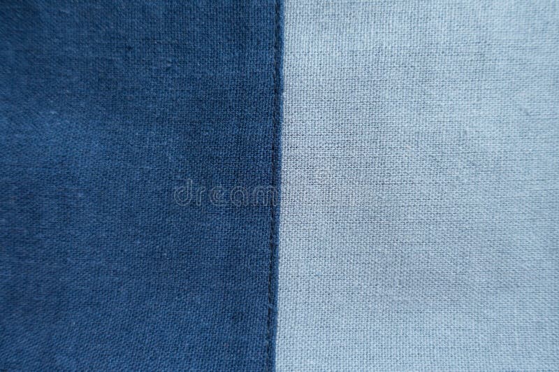 Tela Oscura Y Azul Clara Cosida Junta Foto de archivo - Imagen de tela ...