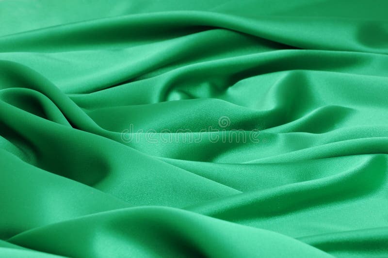 Tela verde imagem de stock. Imagem de colorido, seda - 13139971